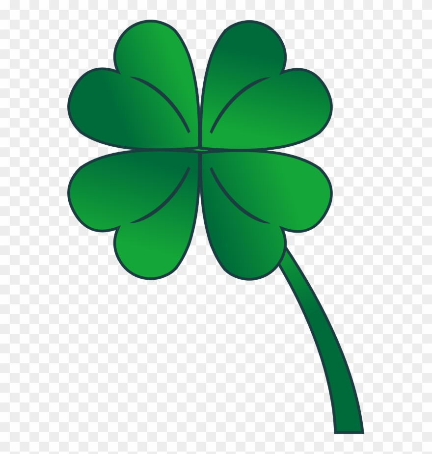 Saint Patrick's Day Gifts - Four Leaf Clover Clip Art - Png Download ...