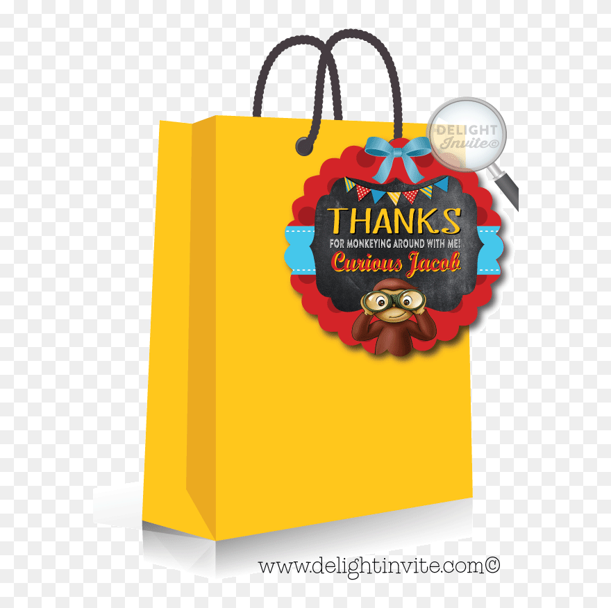Curious George Party Favor Tags - Curious George Goody Bags Clipart ...