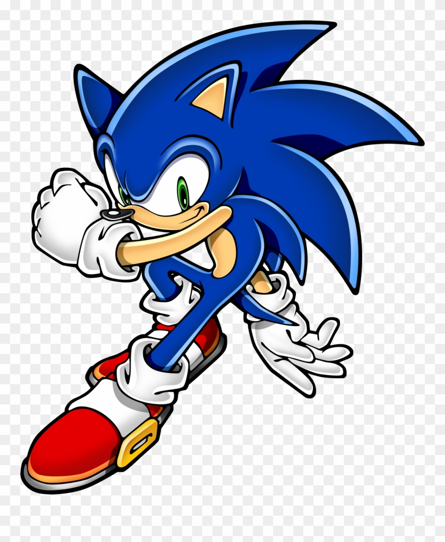 Sonic The Hedgehog Clipart Super Sonic - Mickey Mouse Sonic Style - Png ...