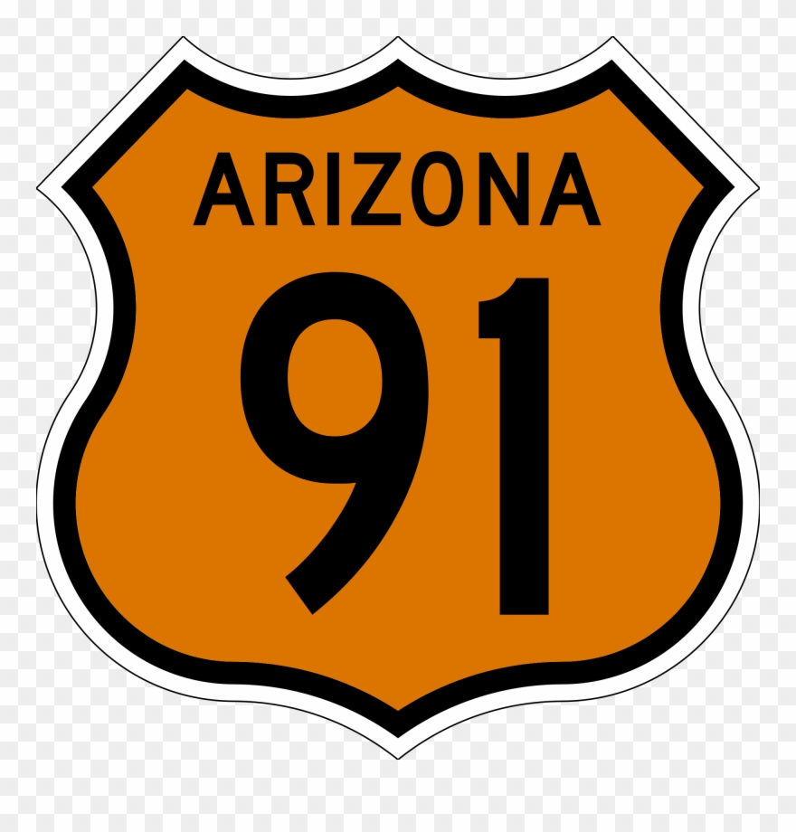 Open - Arizona State Route 77 Sticker R2715 Highway Sign Road Clipart ...