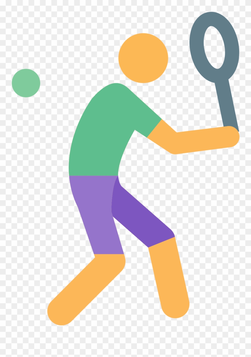 Download Playing - Tennis Player Icon Png Clipart (#1098617) - PinClipart