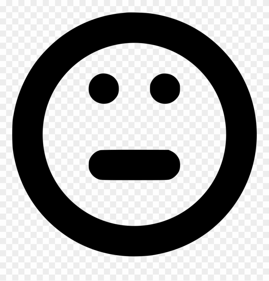 Download Smile Emotion Emoticon Face Normal Apathetic Indifferent - Sad ...