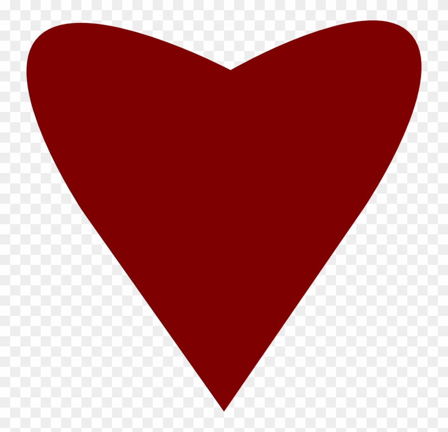 Clip Arts Related To - Pointed Heart - Png Download (#112264) - PinClipart