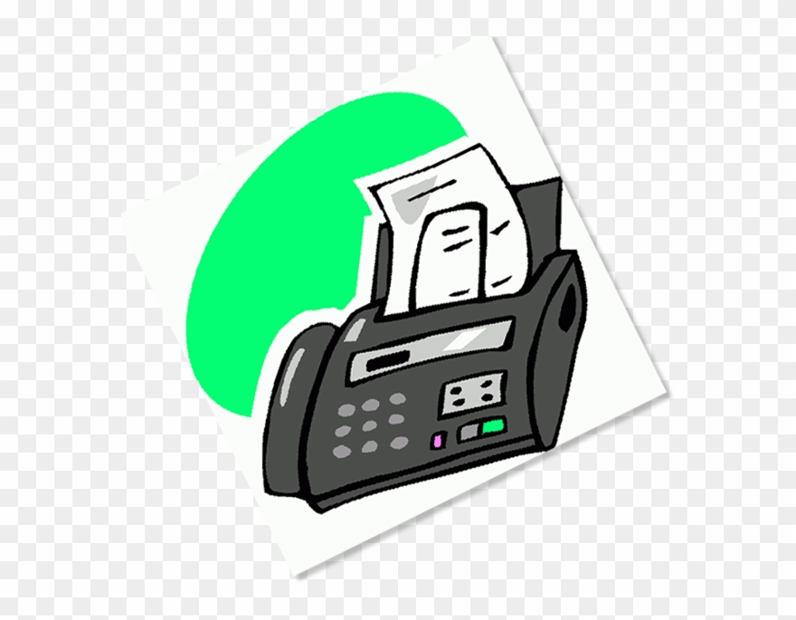 Receives Faxes As Emails - Fax Machine Clip Art - Png Download ...