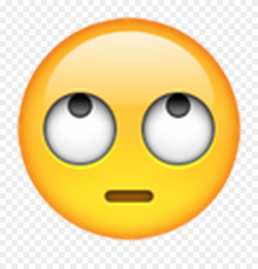 Hand Emoji Clipart Nice Hand - Rolling Eyes Emoji Vector - Png Download ...