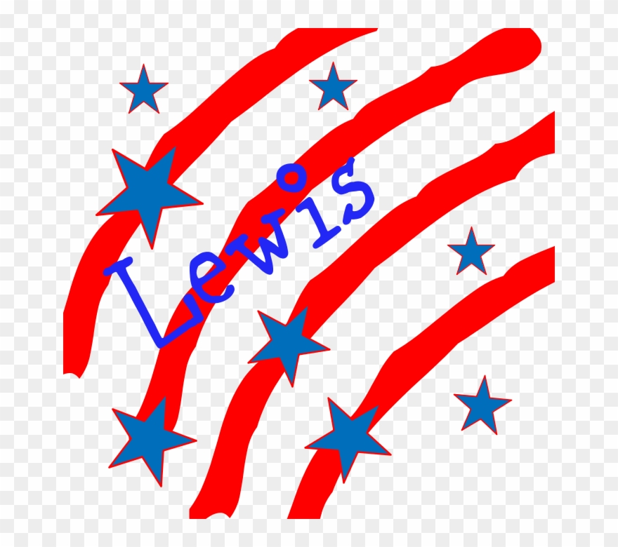 Personalize Name Stripes And Stars Banner - Personalize Name Stripes ...