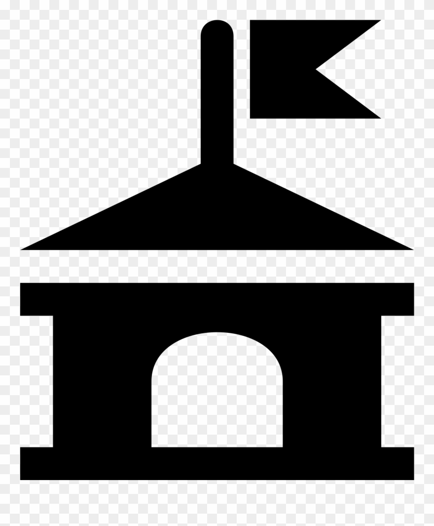 Open - Town Hall Svg Clipart (#1111506) - PinClipart
