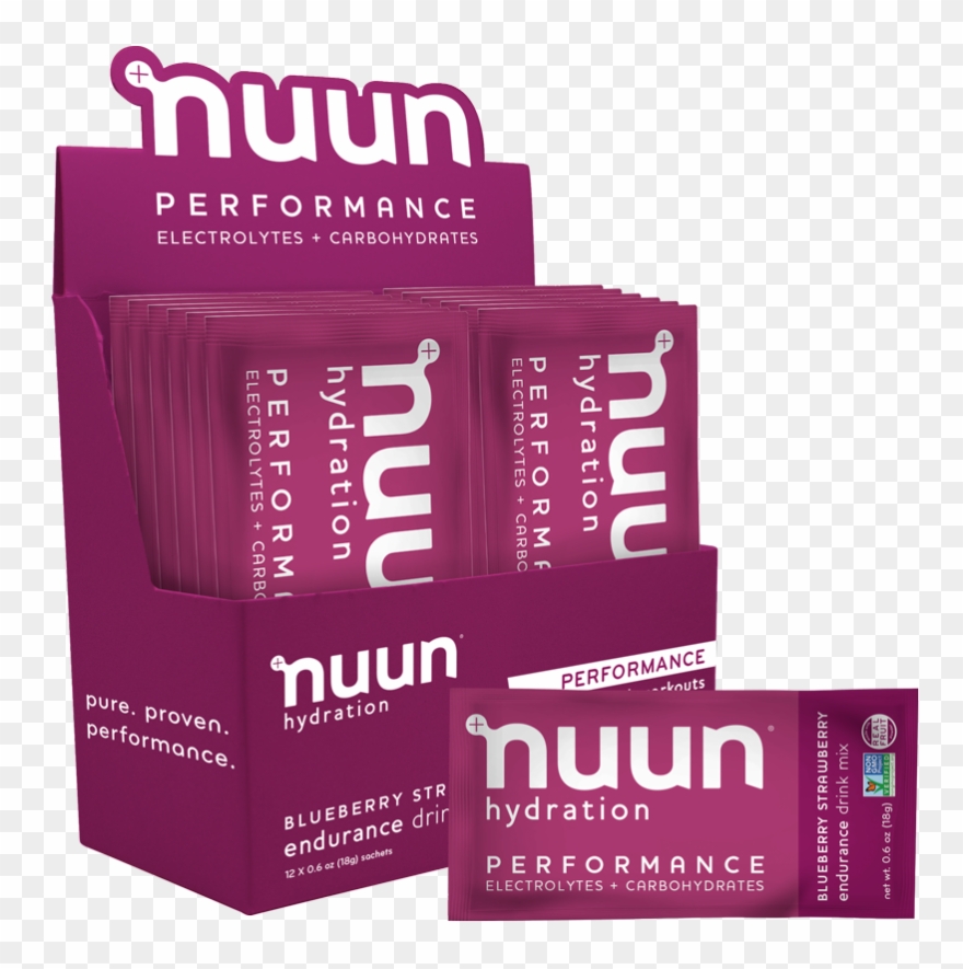 Nuun Performance Hydration Drink Mix, Blueberry Strawberry Clipart ...