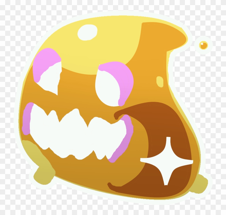 Download Spooky Clipart Slime - Gold Tarr Slime Rancher - Png Download ...