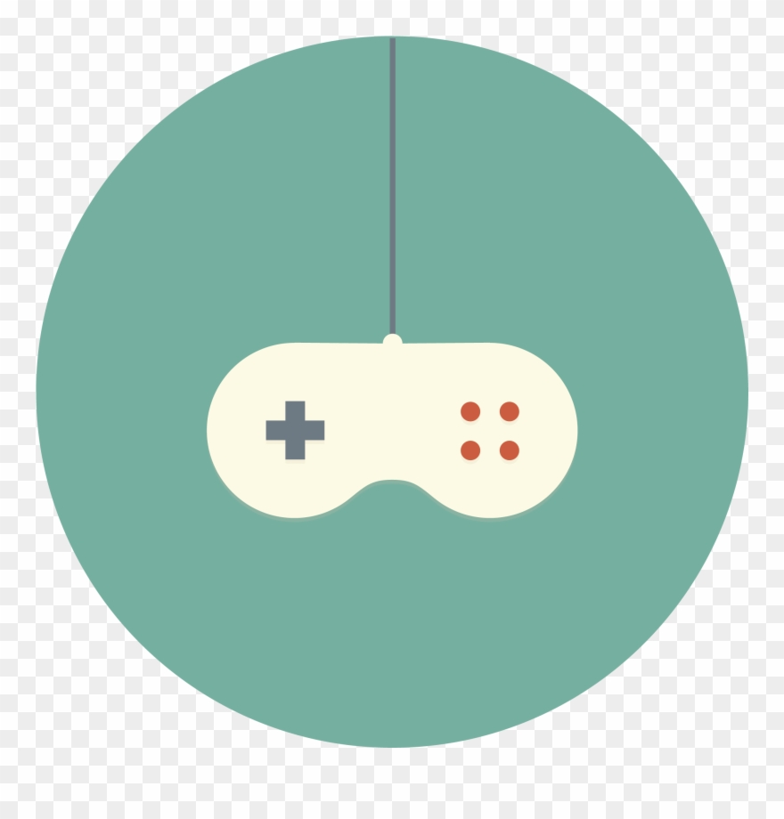 Joystick Clipart Game Icon - Circle - Png Download (#1142046) - PinClipart
