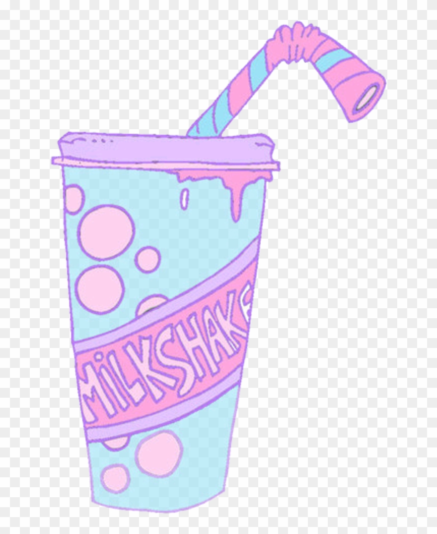 Download Milkshake Pastel Pink Illustration Ftestickers Freetoed ...