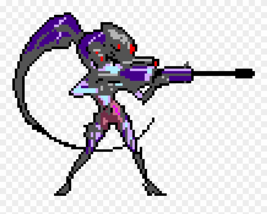 Download Widow Maker - Overwatch Pixel Spray Widowmaker Clipart ...
