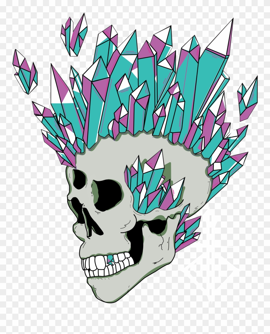 Crown Of Turquoise Final No Background - Skull Clipart (#1145453 ...