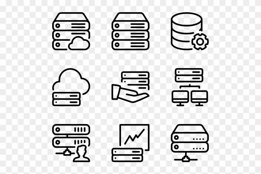 Servers - Web Development Icon Pack Clipart (#1146712) - PinClipart