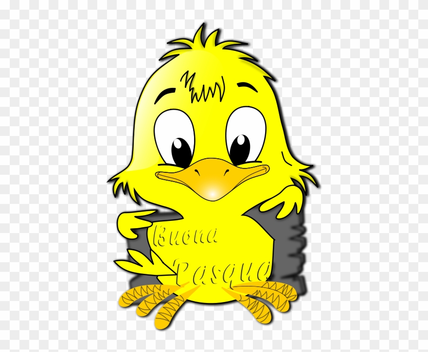 Free Pulcino Pasqua - Cartoon Clipart (#1150123) - PinClipart