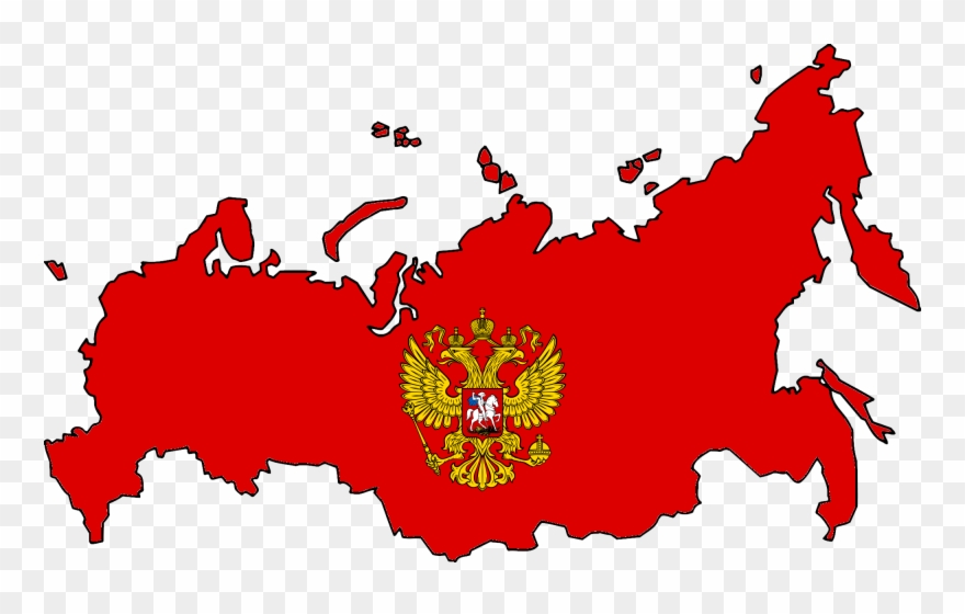 Russia Png Transparent Image - Russian Sfsr Flag Map Clipart (#1154523 ...
