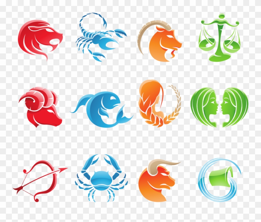 Zodiac Clipart Transparent - Zodiac Signs Vector Art - Png Download ...