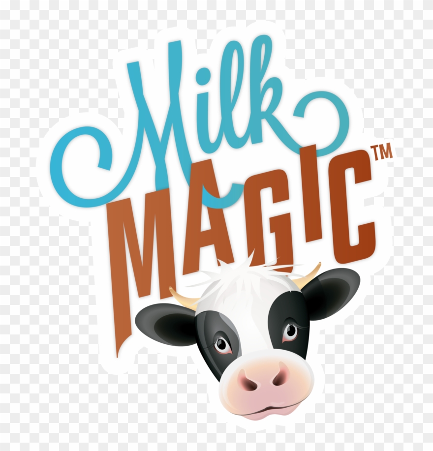 Milkmagic Logo Color White Border-01 - Magic Straws Clipart (#1181724 ...