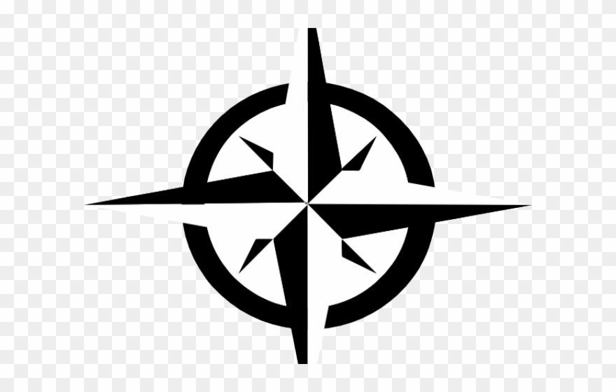 Starburst Clipart Compass Star - Compass Clip Art - Png Download ...
