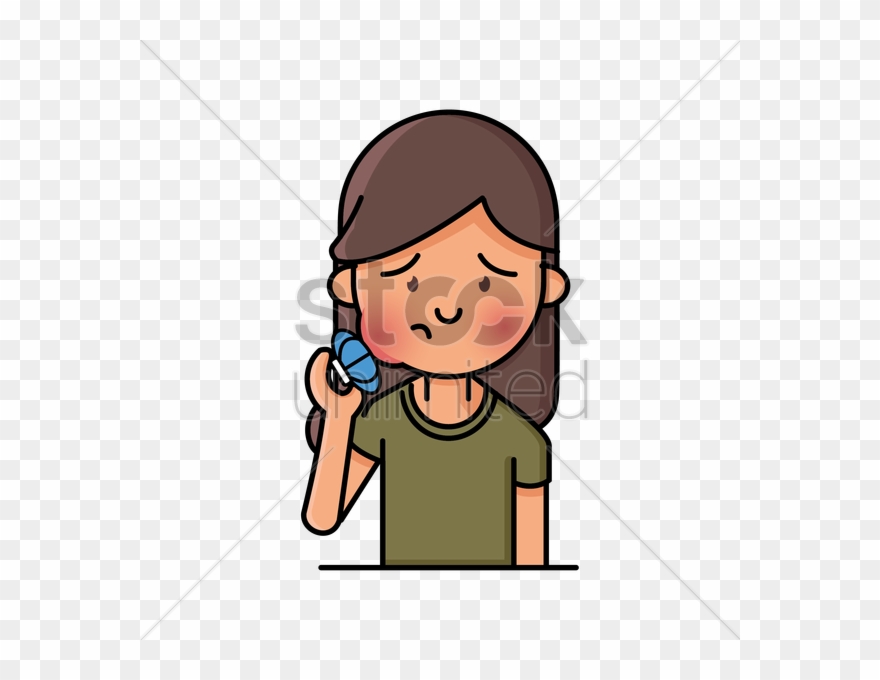 Download Swelling Face Cartoon Clipart Cheek Swelling - Broken Arm ...