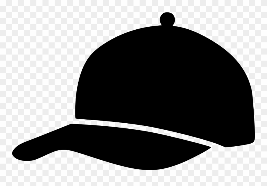 Baseball Cap Silhouette - Cap Silhouette Clipart (#1201273) - PinClipart