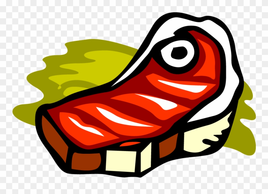 Raw - Rotten Meat Clip Art - Png Download (#1201545) - PinClipart