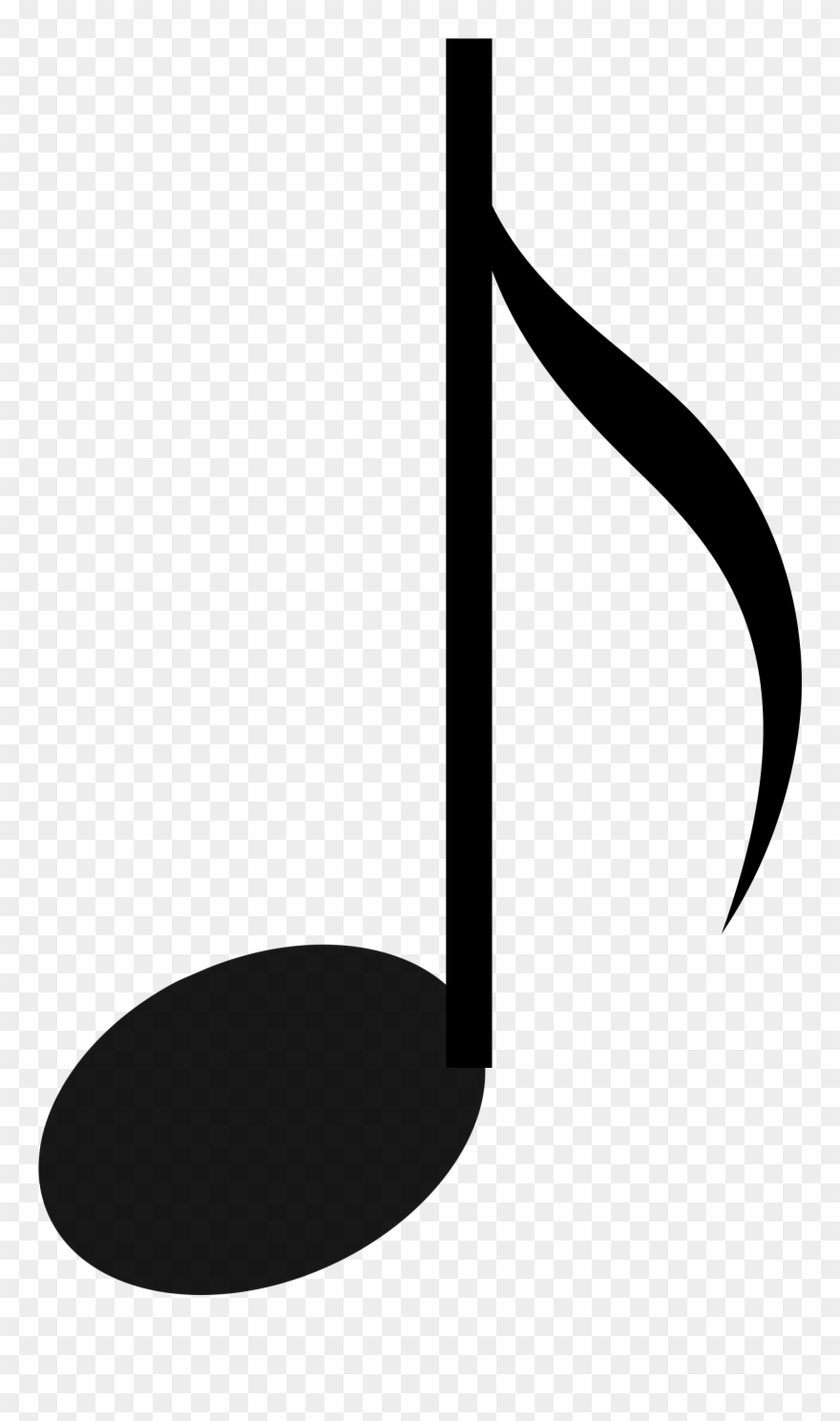 Eighth Note Svg File Clipart (#1211582) - PinClipart