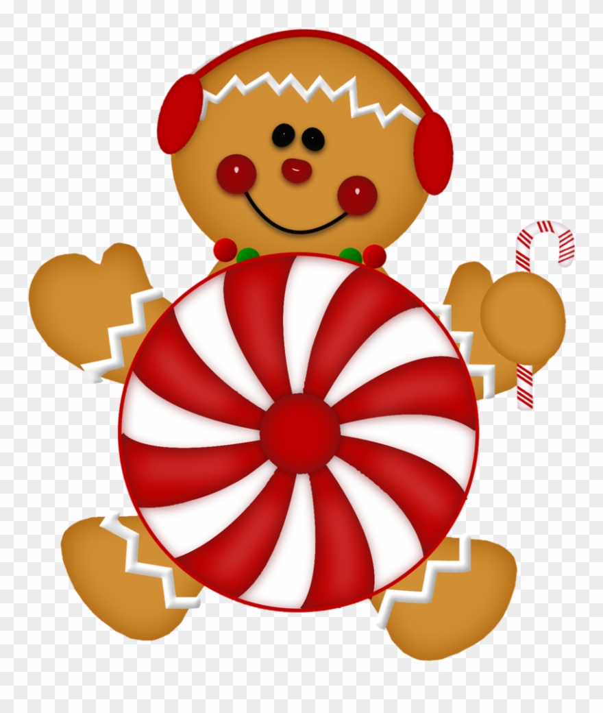 ginger* ** Christmas Clipart, All Things - Gingerbread - Png Download ...
