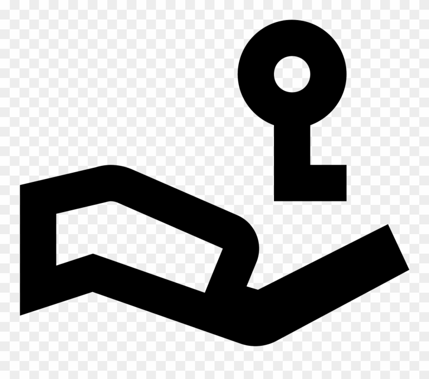 It's A Logo Of A Key Changing Hands - Icon Clipart (#1212518) - PinClipart