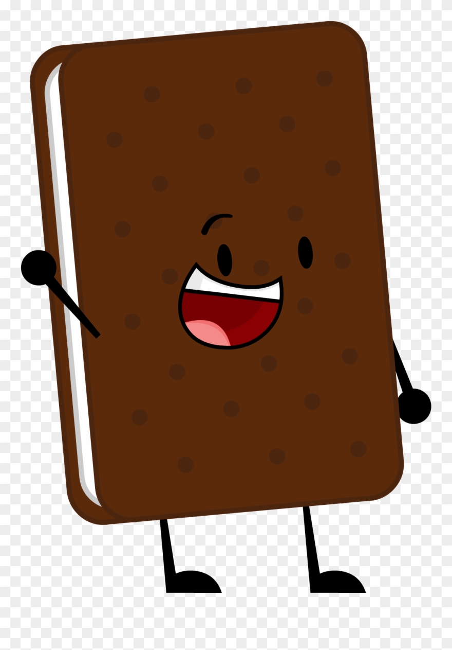 Sandwich Clipart Bfdi - Ice Cream Sandwich Cartoon - Png Download ...