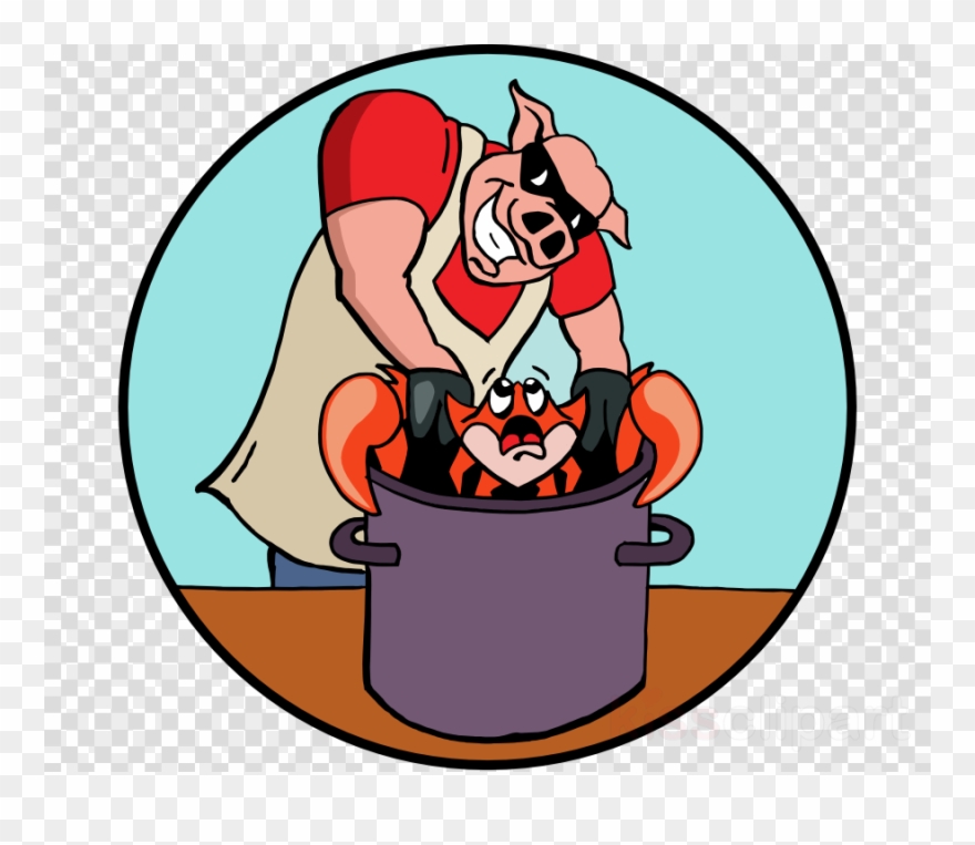 Crab Vs Pig Clipart Crab Cake Barbecue - Pig Crab - Png Download ...