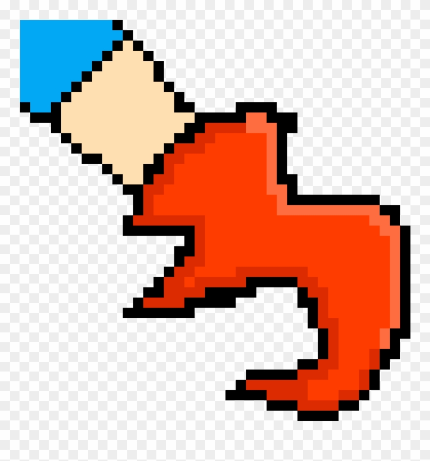 Crab Claw - Pixel Art Pink Gif Png Clipart (#1217847) - PinClipart