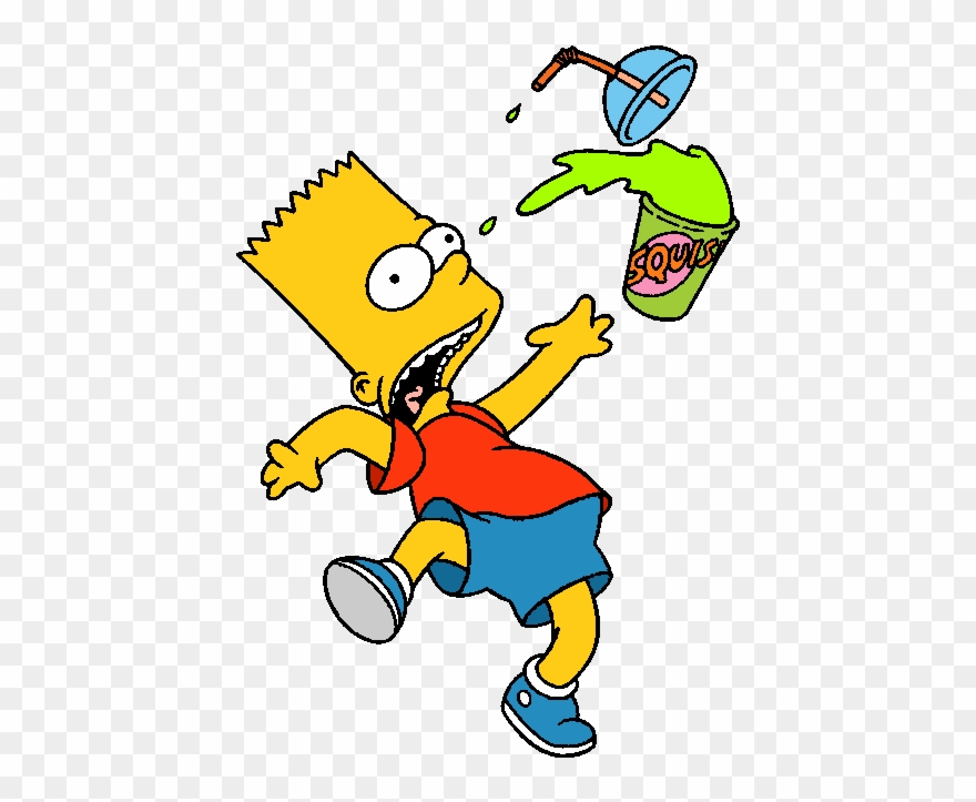 Simpsons Clip Art - Spill Clipart - Png Download (#1217976) - PinClipart