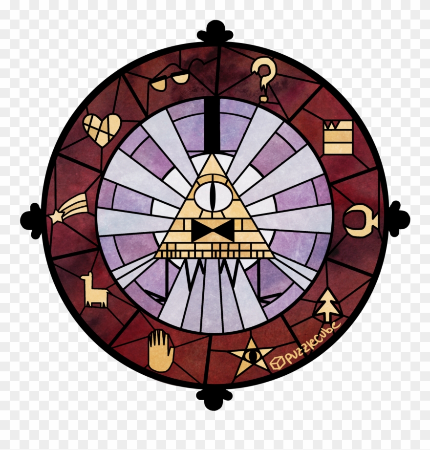 Cipher Glass - Gravity Falls Symbol Png Clipart (#1220521) - PinClipart