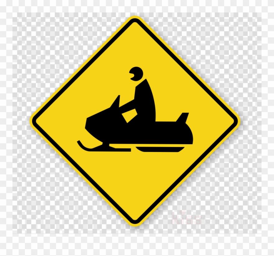 Snowmobile Sign Clipart Traffic Sign Warning Sign Snowmobile ...