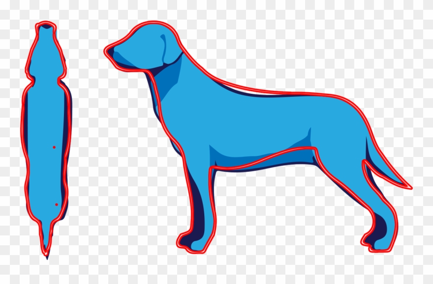 Clip Black And White Collection Of Free Emaciating - Dog - Png Download ...