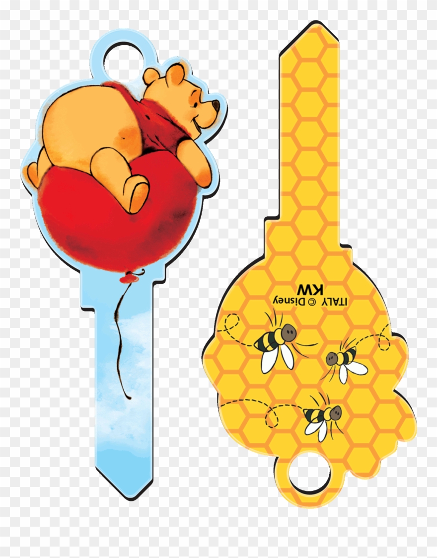 Winnie The Pooh Clipart House - Winnie The Pooh Keys - Png Download ...