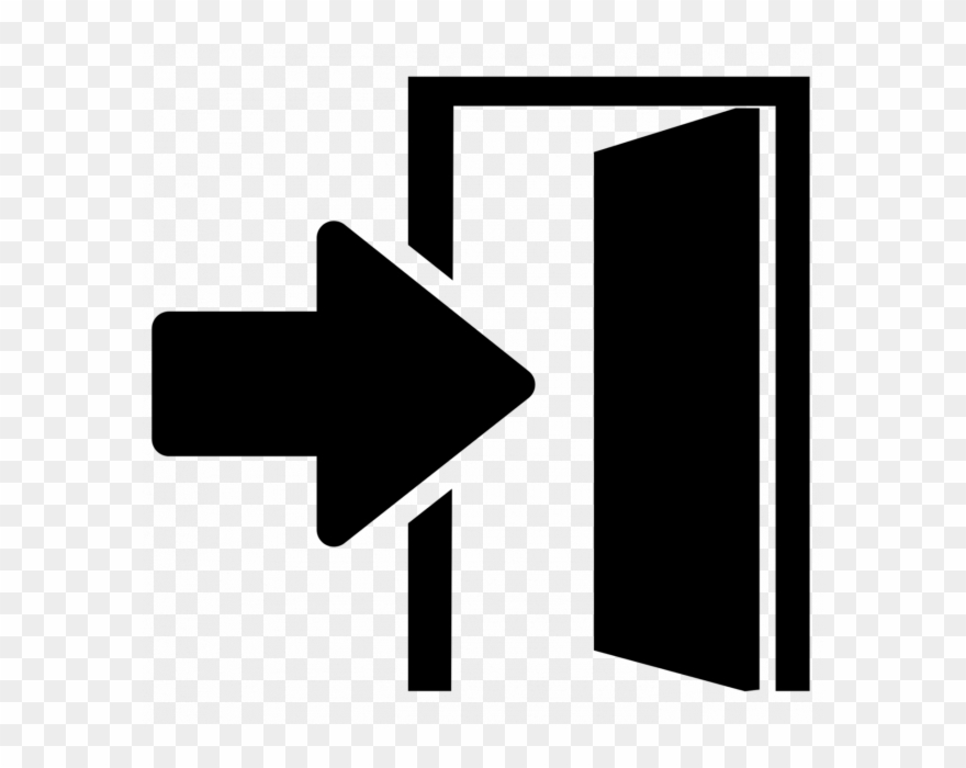 Download Open Exit Door - Open Door Icon Png Clipart (#1262666 ...
