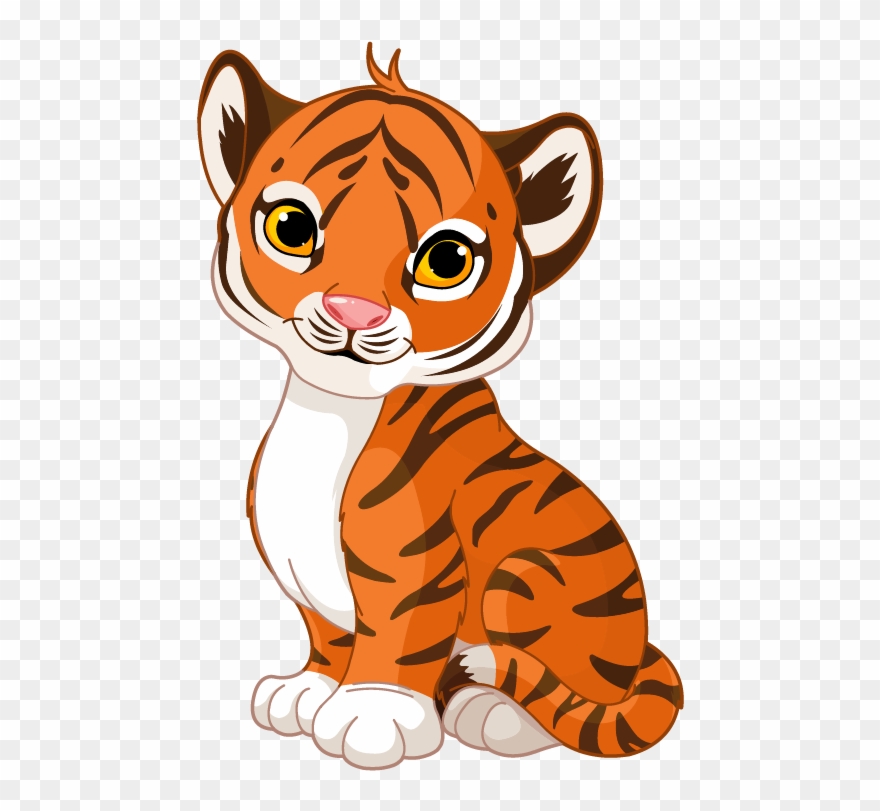 Baby Tiger Stickers Child Tiger Sticker Children Animals - Baby Tiger ...