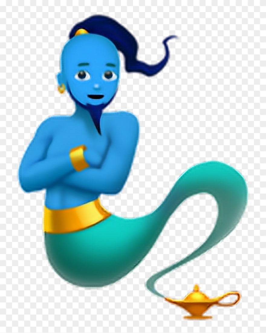 Man Genie - Man Genie Emoji Clipart (#1266103) - PinClipart