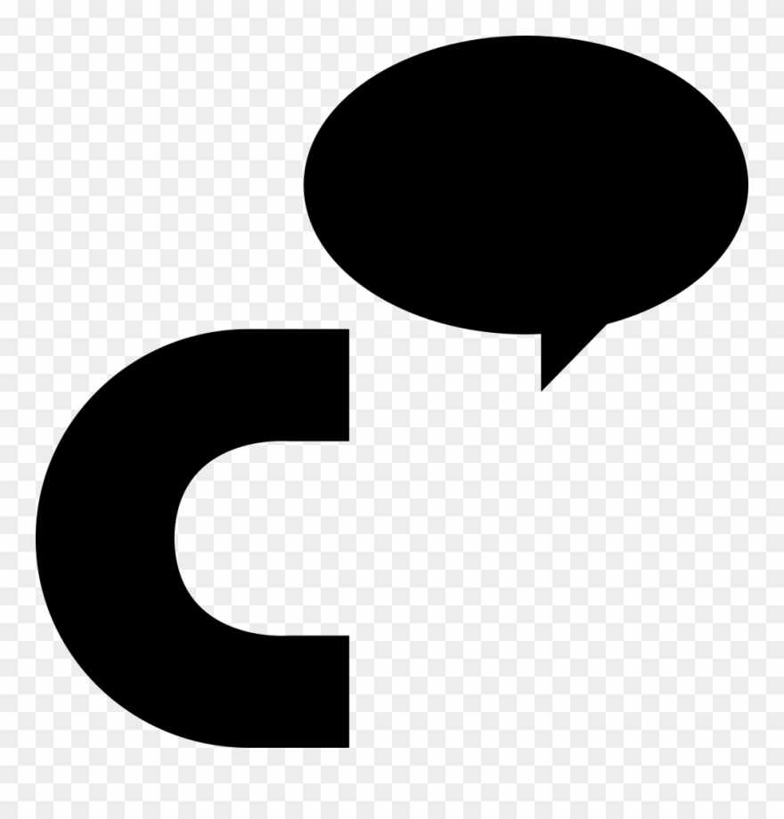 Cinch Of Letter C With An Oval - C Icono Clipart (#1269519) - PinClipart