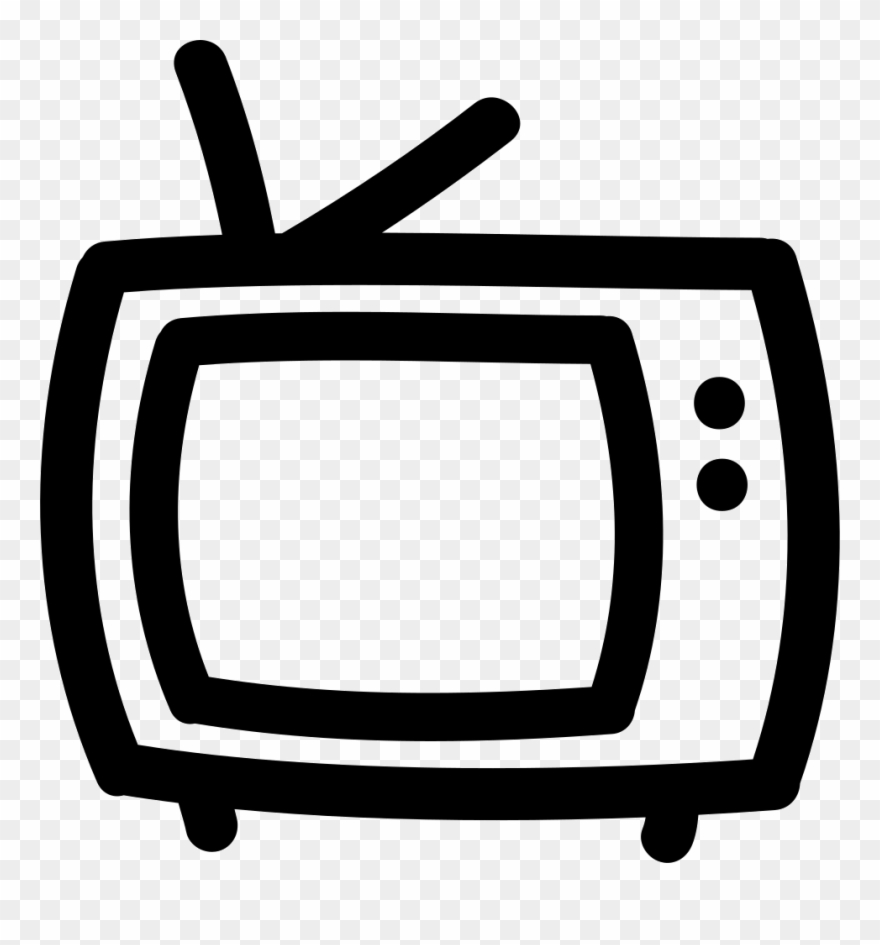 Tv Outline Png Clipart (#1284061) - PinClipart