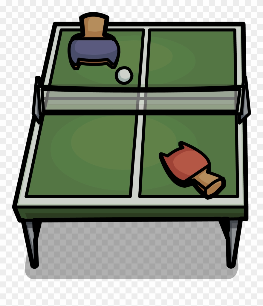 Monster Ping Pong Table Ig - Ping Pong Table Cartoon Png Clipart ...