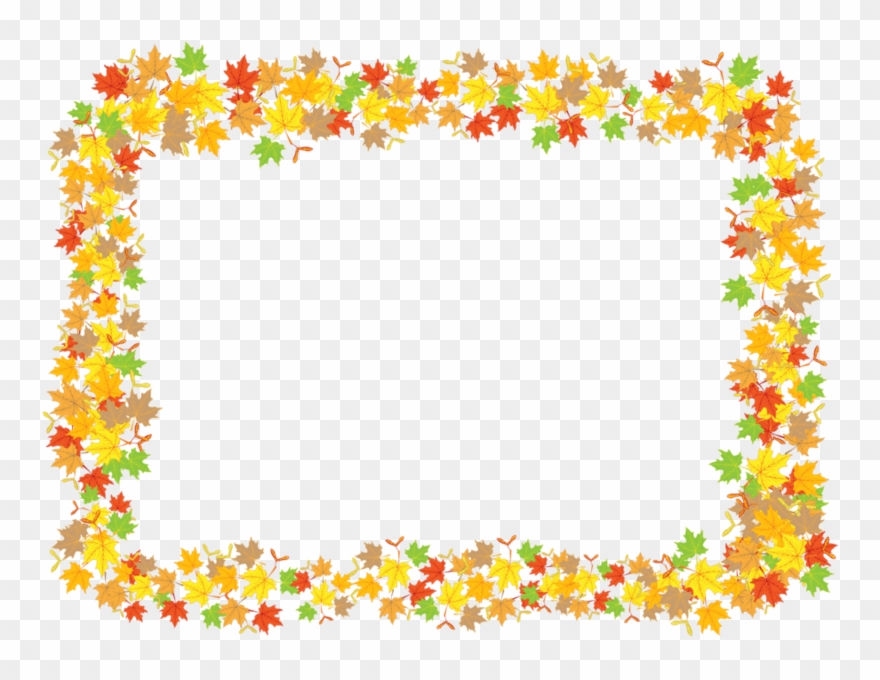 Download Leaf Frame Png Pic - Maple Leaf Frame Clipart (#1298993 ...