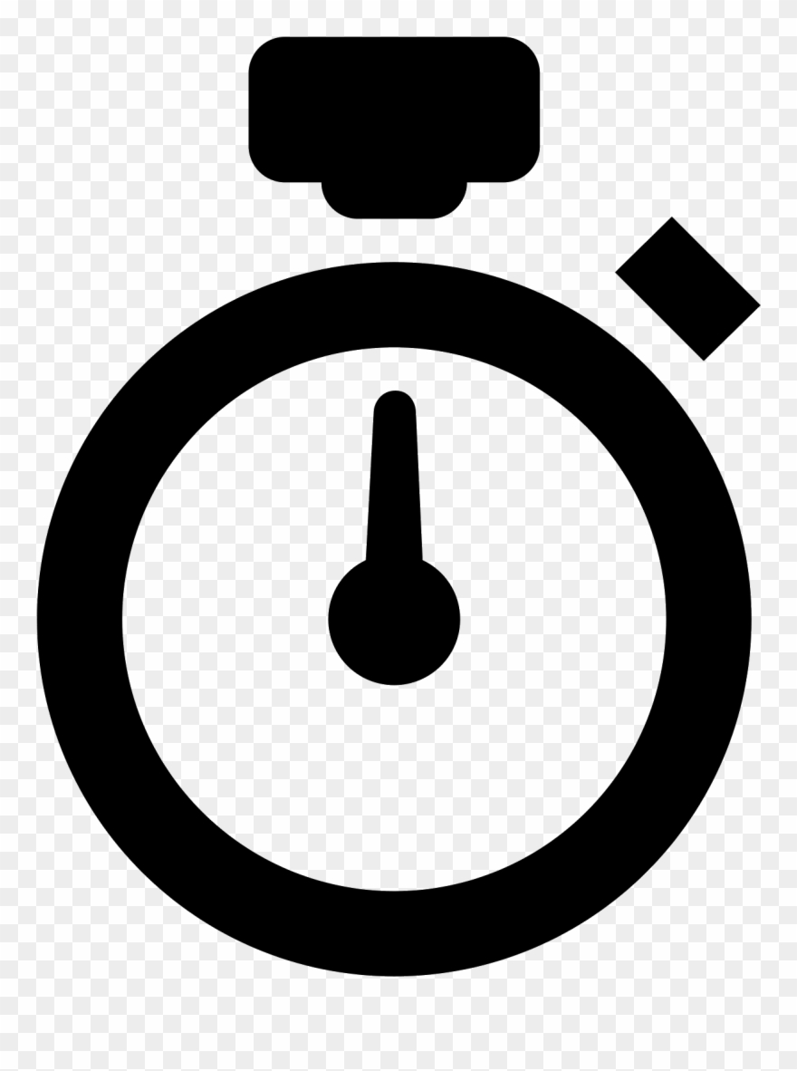 Picture Black And White Timer Computer Icons Clip - Stopwatch Icon ...