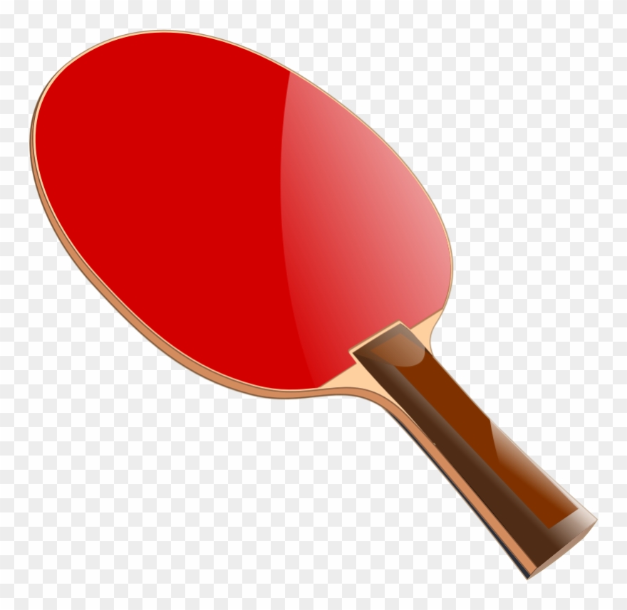 Ping Pong Bat - Funny Ping Pong Paddle Png Clipart (#133575) - PinClipart