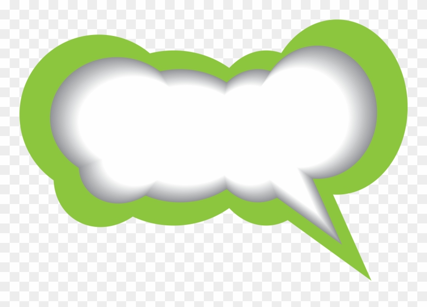 View Full Size - Green Speech Bubble Png Clipart Transparent Png ...
