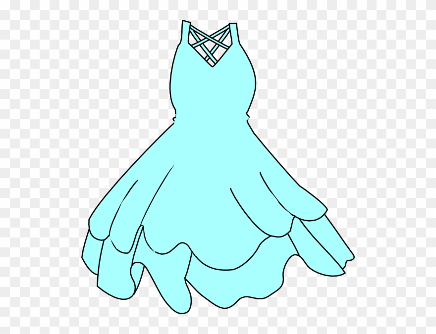 Dress Clip Art - Blue Dresses Clipart - Png Download (#137482) - PinClipart