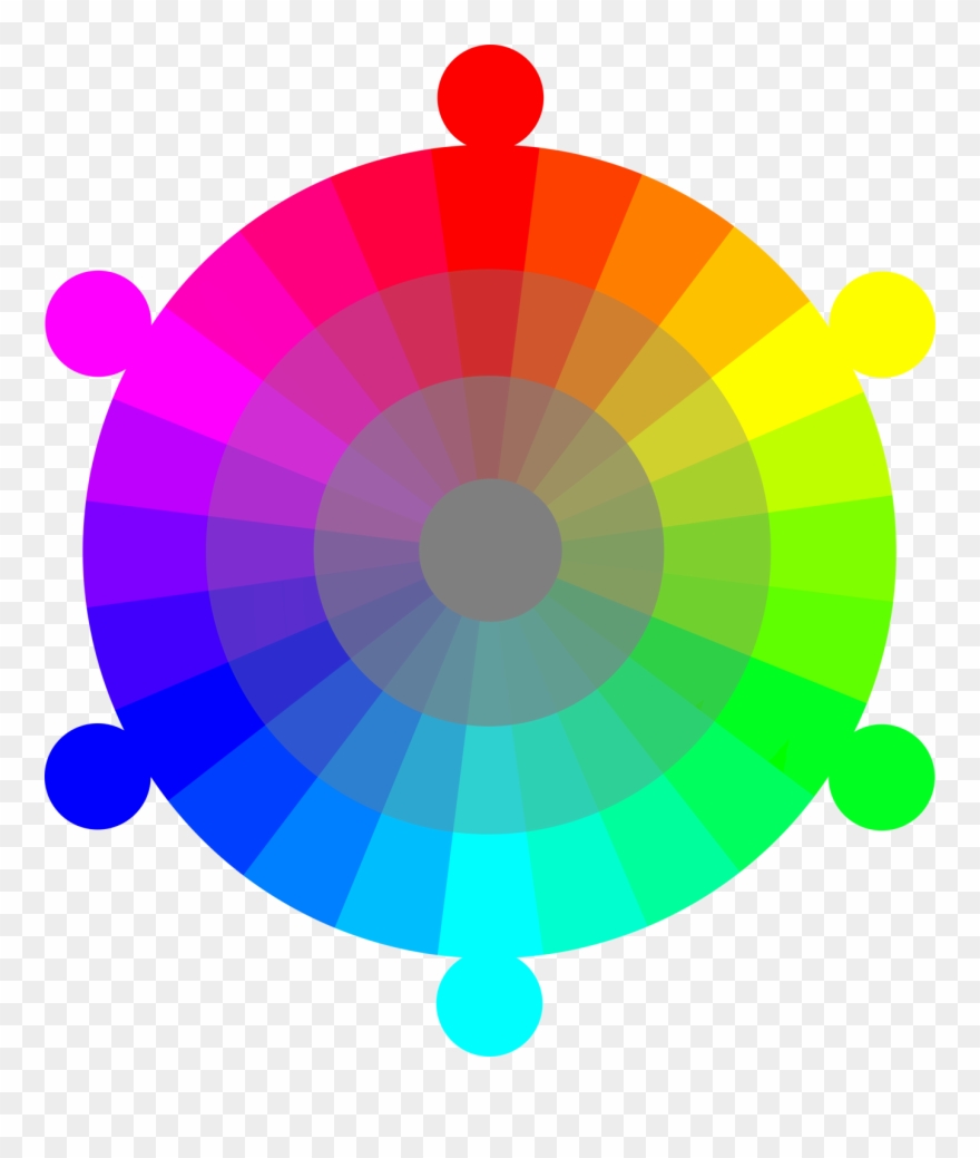 Rgb Color Model - Color Wheel 24 Color Clipart (#1306838) - PinClipart