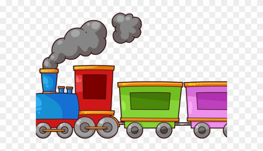 Train Clipart Transparent Background - Beginning Middle End Visual ...